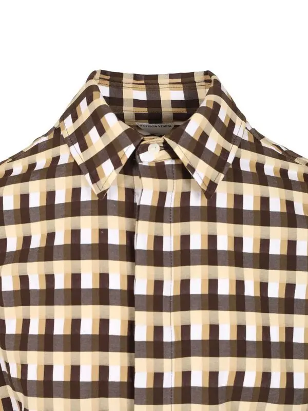 Bottega Veneta Checked Shirt