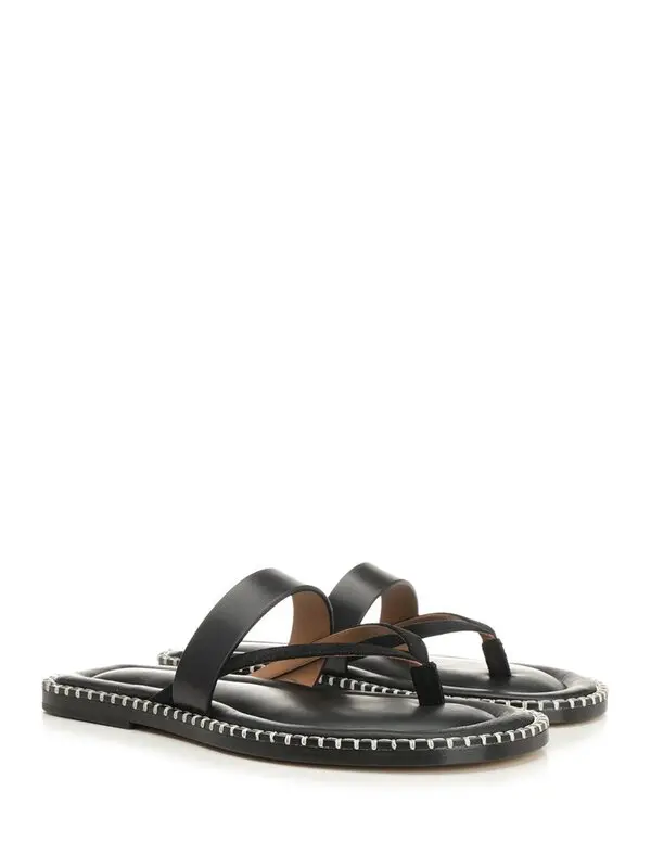 Dries Van Noten Leather Flip-flops