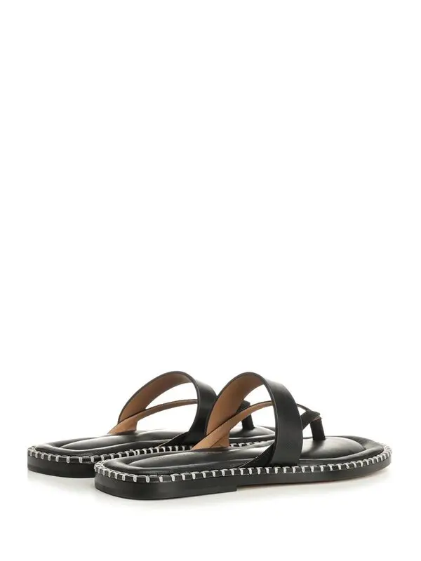Dries Van Noten Leather Flip-flops