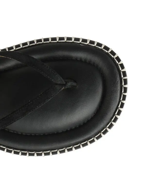 Dries Van Noten Leather Flip-flops