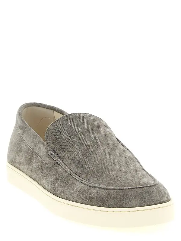 Brunello Cucinelli Suede Loafer Sneakers