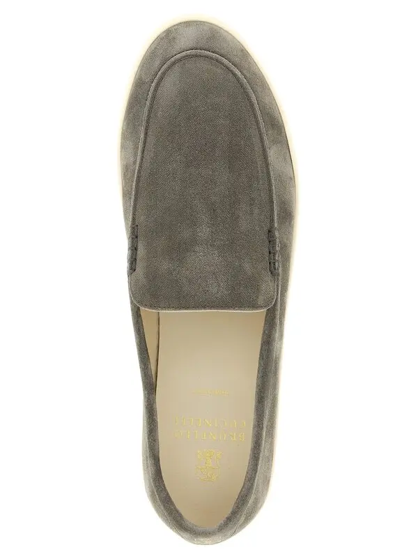 Brunello Cucinelli Suede Loafer Sneakers