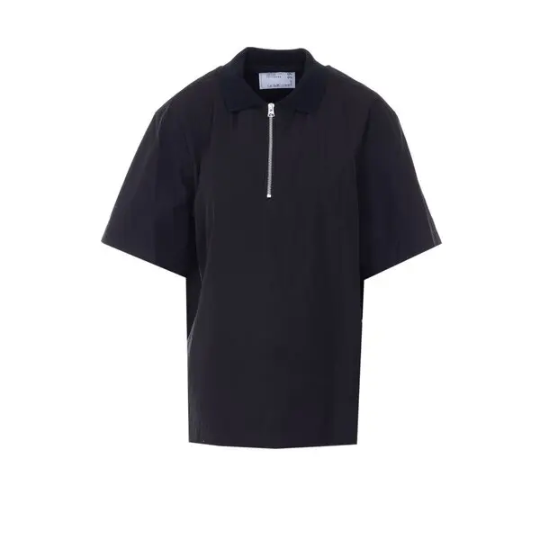 Sacai Half Zip Polo