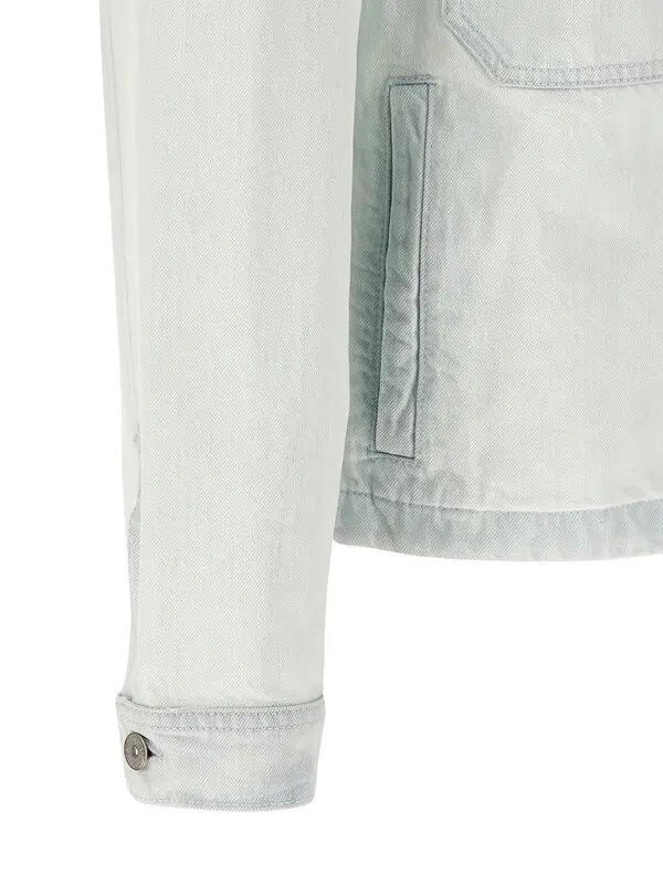 Stone Island Cotton Denim Jacket - Blue