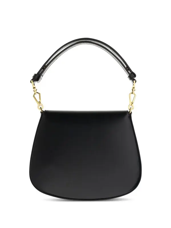 Saint Laurent Voltaire Handbag With Cassandre Motif - Black