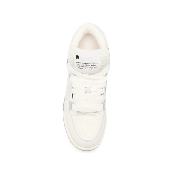 Amiri Low-top Sneakers With Perforated Detailing