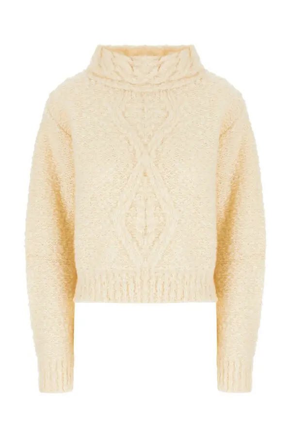 Isabel Marant Étoile Cable Knit Cropped Sweater - Multicolor