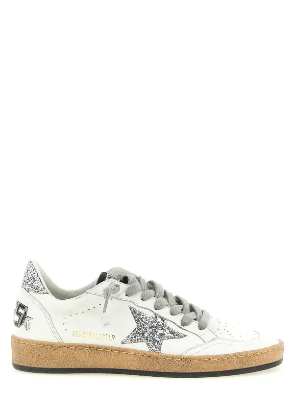 GOLDEN GOOSE Ball Star Sneakers - Silver
