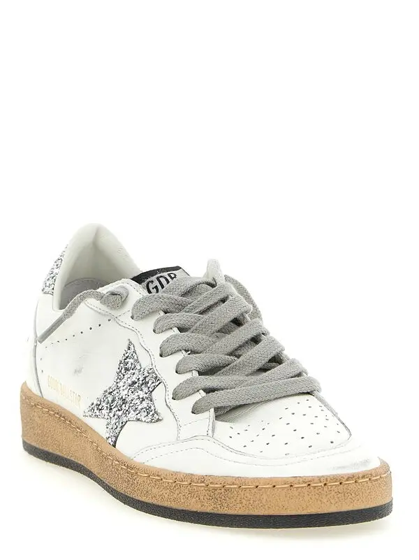 GOLDEN GOOSE Ball Star Sneakers - Silver