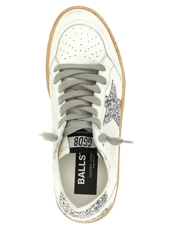 GOLDEN GOOSE Ball Star Sneakers - Silver
