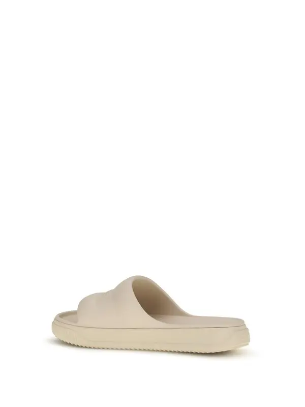 Moncler Altive Logo Strap Slippers - Cream