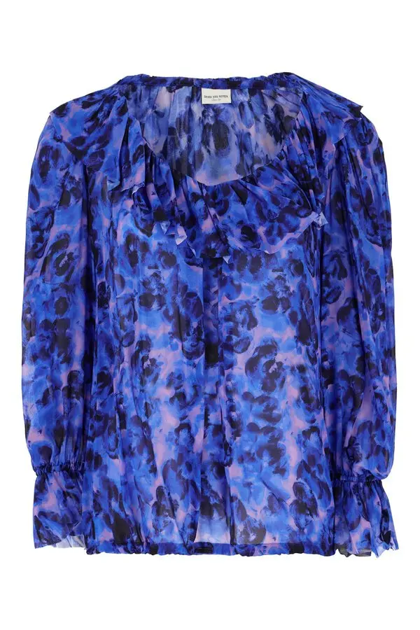 Dries Van Noten Floral Print Blouse