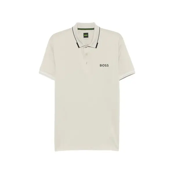 BOSS Neutrals Polo Shirts - Cream