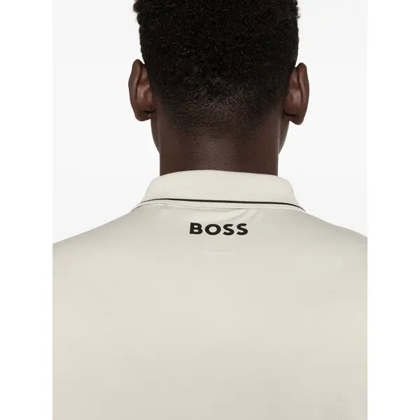 BOSS Neutrals Polo Shirts - Cream