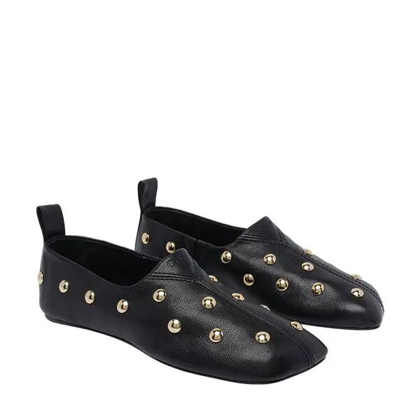 Chloé Rita Ballerina Flats Studded Leather
