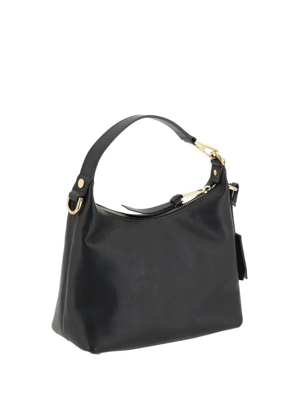 Versace Leather Hobo Handbag