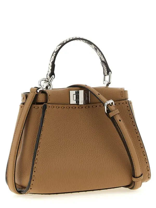 Fendi Peekaboo Mini Handbag - Cream