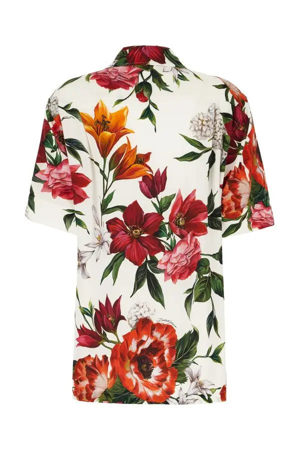 Dolce & Gabbana Floral Print Button-up Shirt - Multicolor