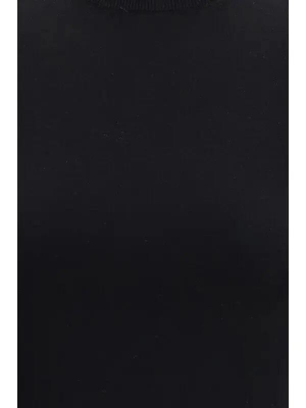 Max Mara Ottano Crewneck Short Sleeve T-shirt - Black