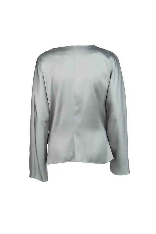 Giorgio Armani Draped V-neck Shirt