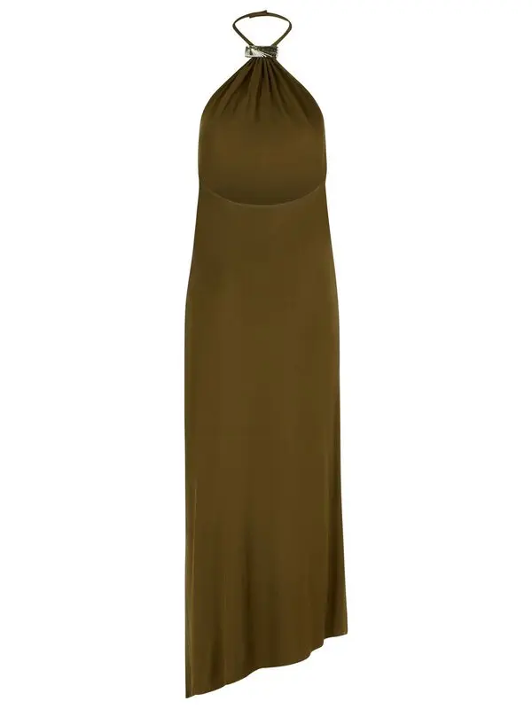 Attico Viscose Dress - Green