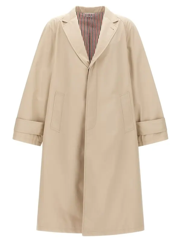 Thom Browne Water Repellent Cotton Trench Coat