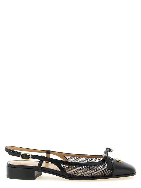 Valentino Garavani Valet Du Roi' Slingback With Vlogo Signature