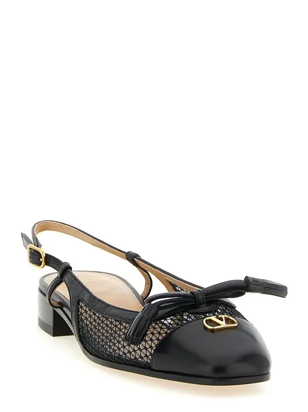 Valentino Garavani Valet Du Roi' Slingback With Vlogo Signature