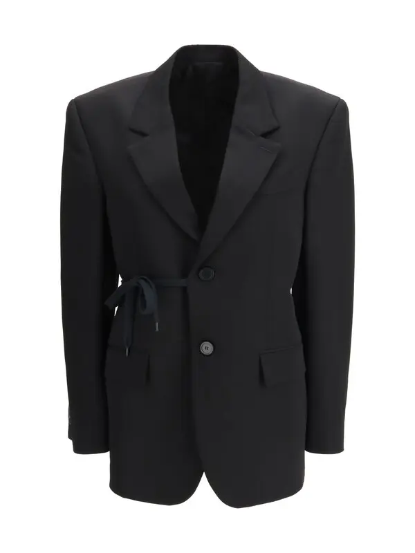 Balenciaga Barathea Wool Tailored Jacket