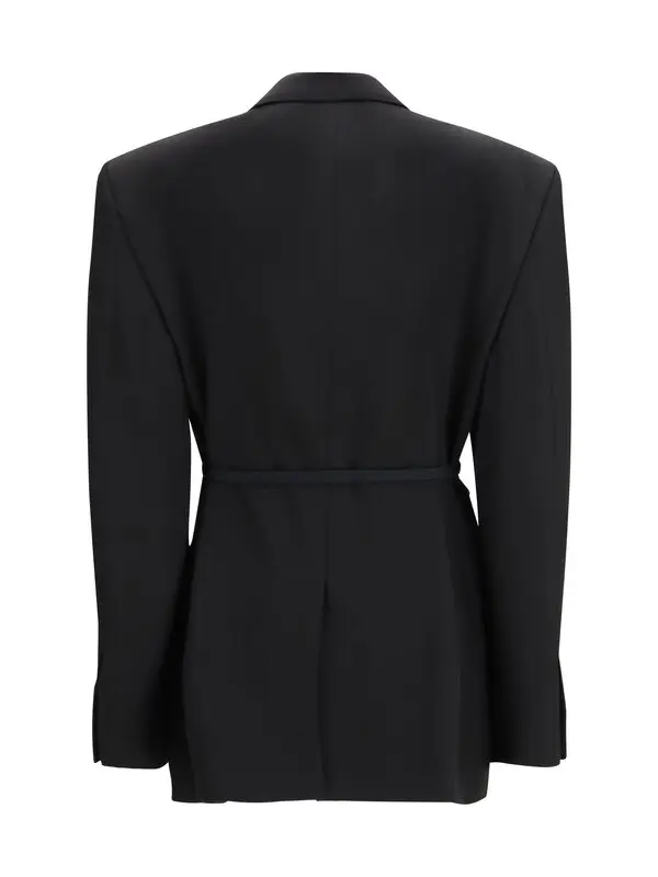 Balenciaga Barathea Wool Tailored Jacket