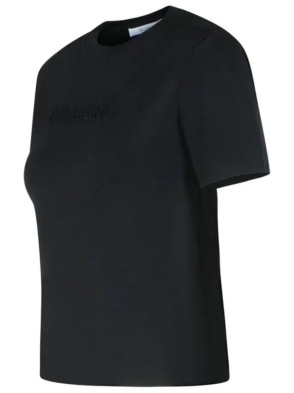 Max Mara Adelio Viscose Blend T-shirt - Black