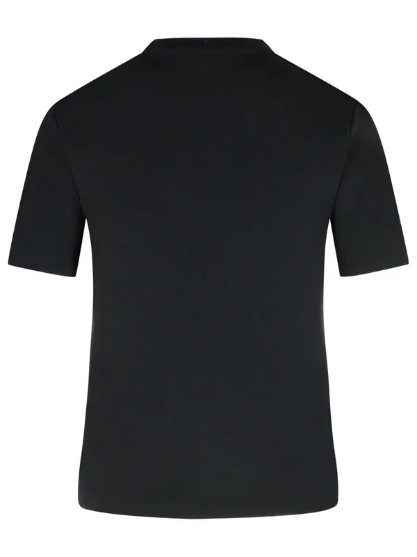 Max Mara Adelio Viscose Blend T-shirt - Black