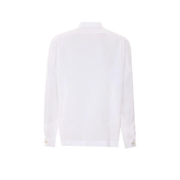 Brunello Cucinelli Easy Fit Linen Shirt With Crete