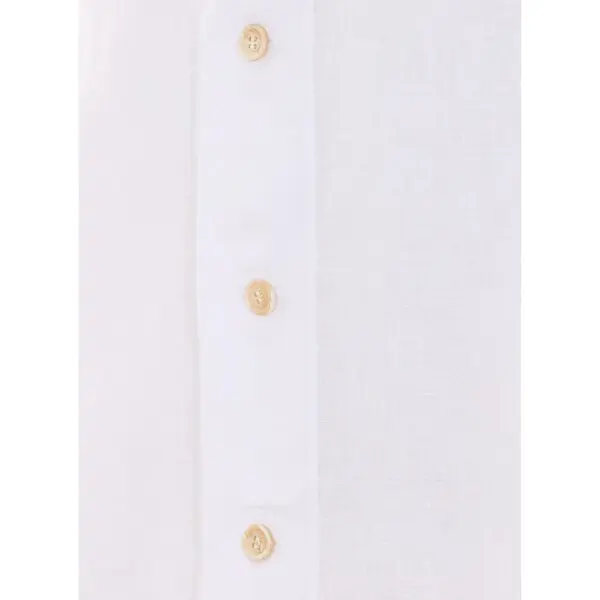 Brunello Cucinelli Easy Fit Linen Shirt With Crete