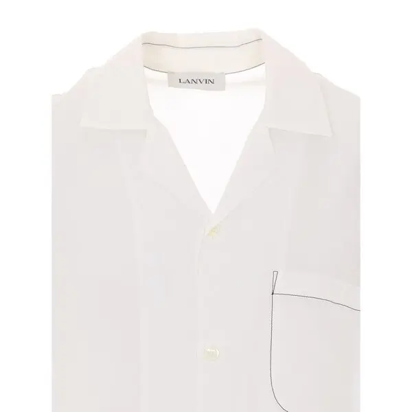 LANVIN Shirt With Mother And Daughter Print On The Back