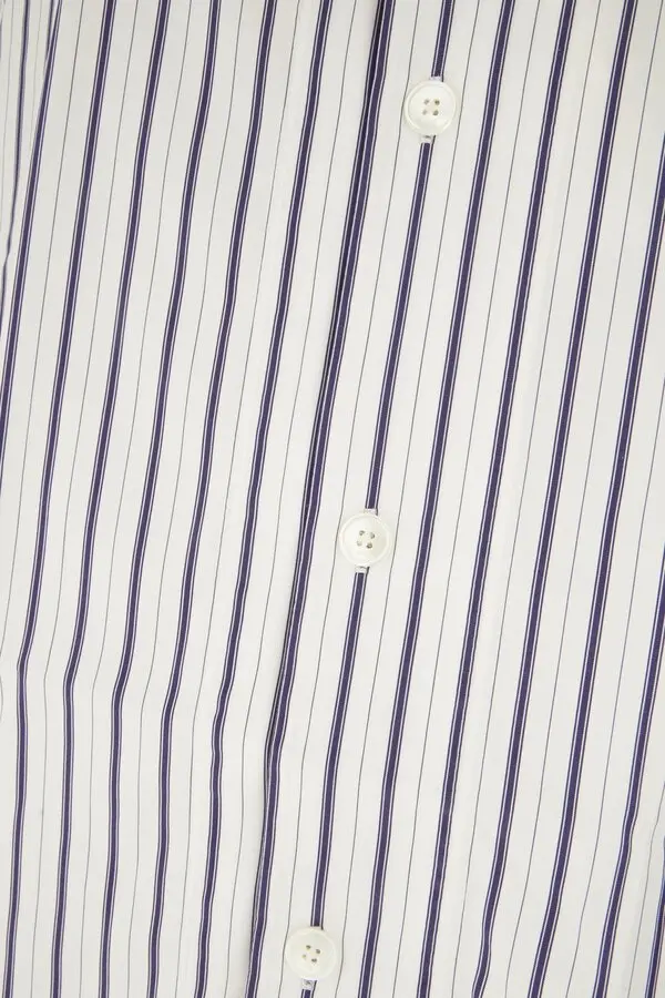 AMI Paris Striped Short Sleeve Shirt