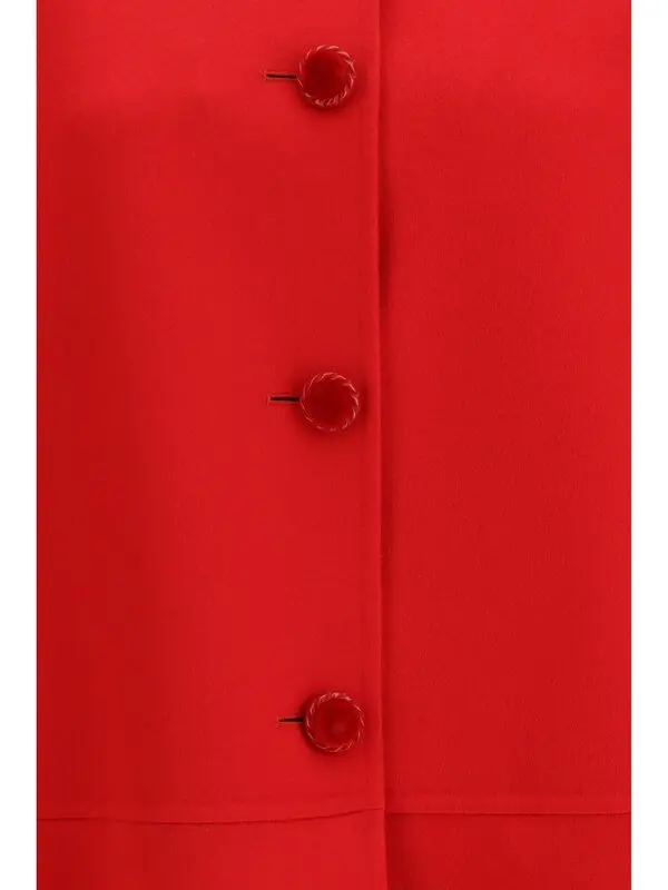 Valentino Garavani Single-breasted Compact Drap Coat