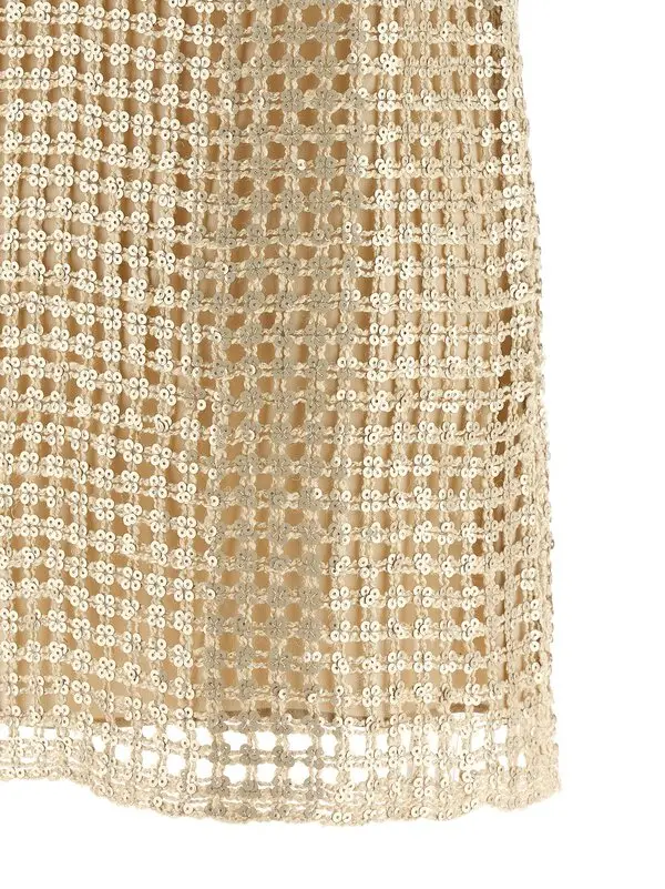 Brunello Cucinelli Knit Dress With Sequins