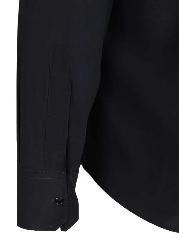 Dolce & Gabbana Formal Shirt In Silk Crepe De Chine - Blue