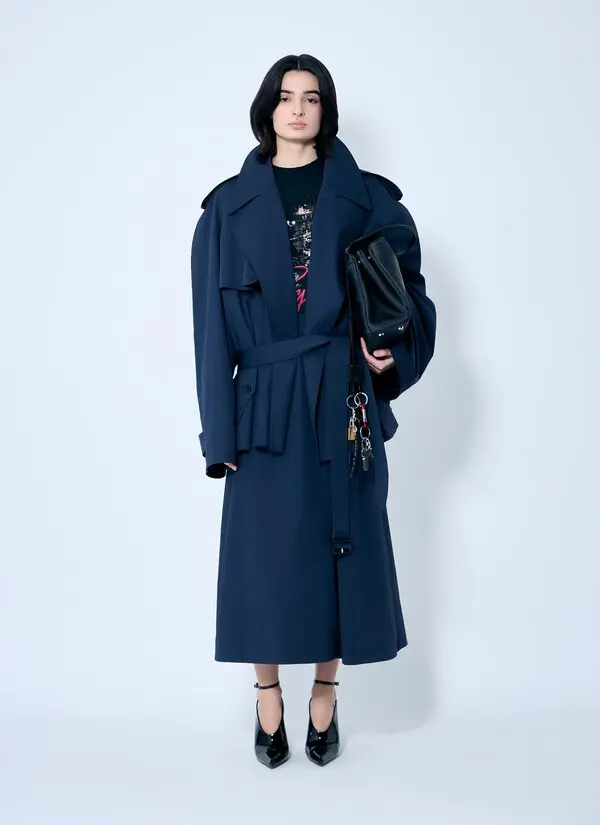 Balenciaga Cotton Midi Skirt