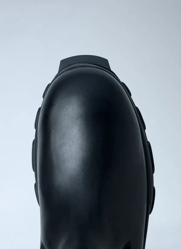 Rick Owens Beatle Bozo Tractor Boots - Black