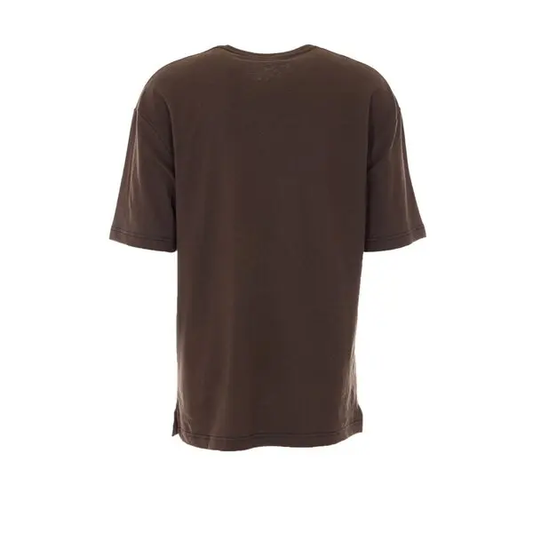 LEMAIRE Boxy Fit T-shirt - Brown