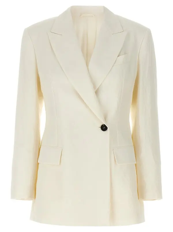 Brunello Cucinelli Double-breasted Blazer With Peak Lapels