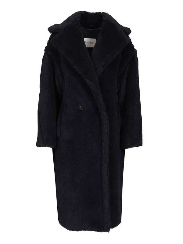 Max Mara Teddy Bear Icon Coat - Blue