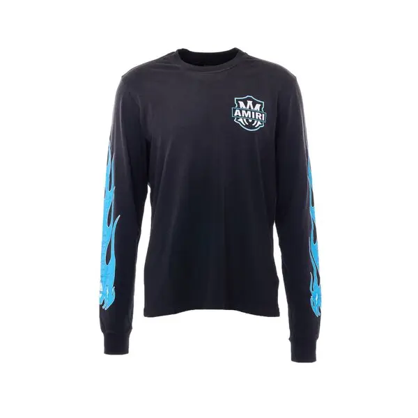 Amiri Eagle Flames Long Sleeves T-shirt