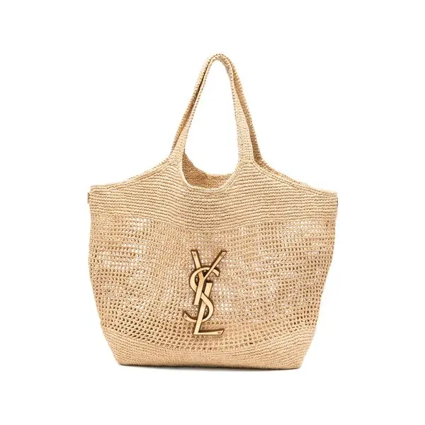 Saint Laurent Woven Shoulder Bag