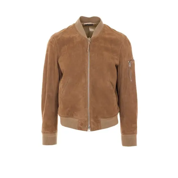 TOM FORD Light Suede Bomber Jacket