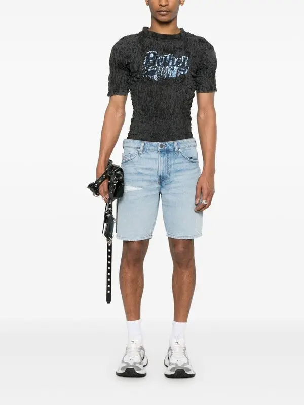 DIESEL® Denim Bermuda Shorts - Blue