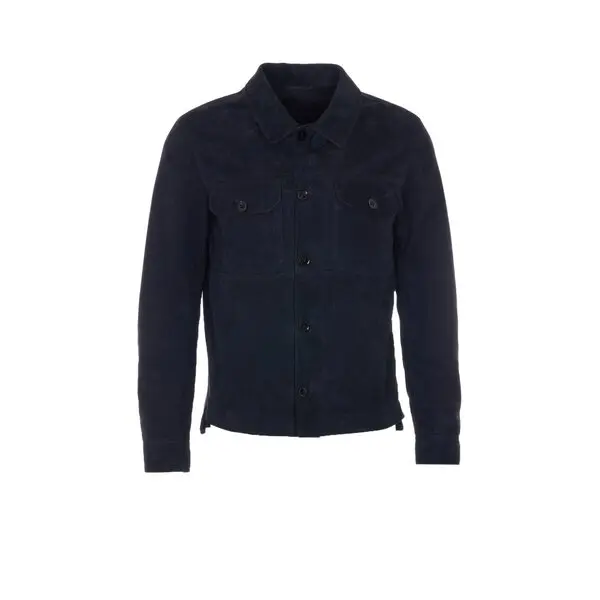 TOM FORD Suede Bomber Jacket - Black