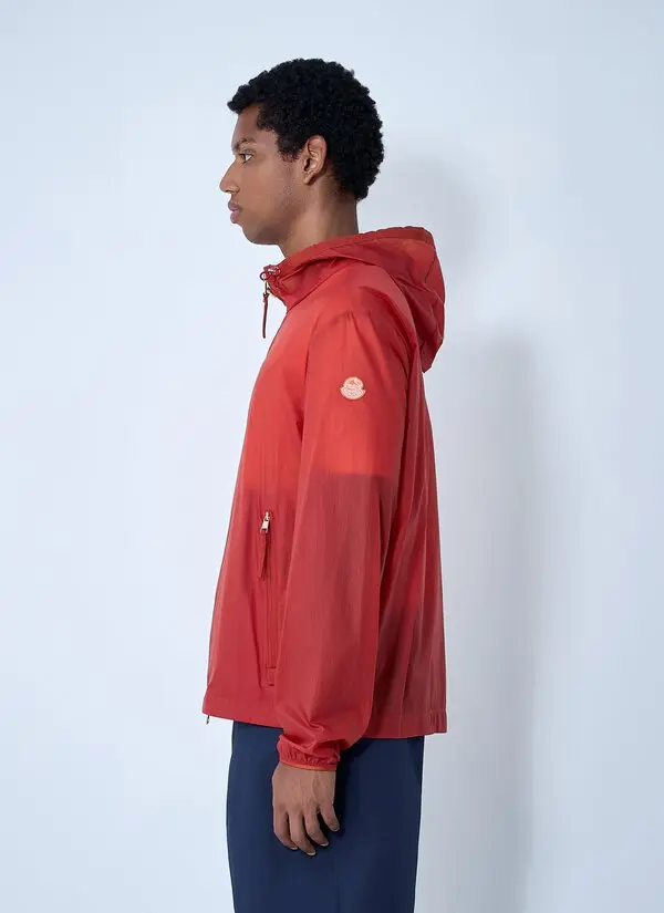 Moncler Hamlin Zip-up Hooded Jacket With Logo Patch